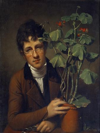 Rubens Peale with a Geranium by Rembrandt Peale Giclee Print ...