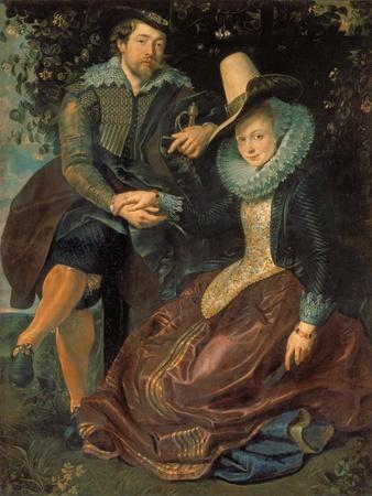 'Rubens Und Isabella Brant in a Honeysuckle Bower, about 1609' Giclee ...