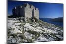 Ruins of Venetian Tower on Mount Tarac, Kornati Islands, Croatia, 15th ...