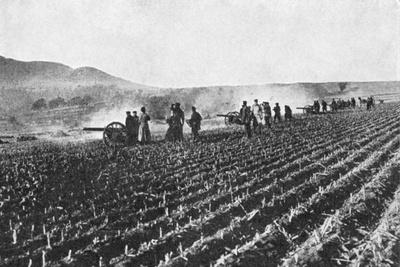 'Russian Field Artillery in the Millet Field, Russo-Japanese War, 1904 ...