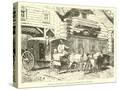 'Russian Tarantass, Springless Travelling Carriage' Giclee Print ...