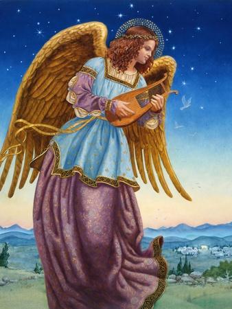 'Angel Over Bethlehem' Giclee Print - Ruth Sanderson | AllPosters.com