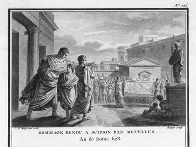 'Metellus Though a Political Opponent of Scipio Honours His Memory ...
