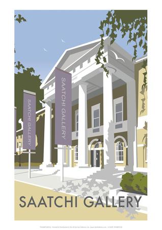 'Saatchi Gallery - Dave Thompson Contemporary Travel Print' Giclee ...