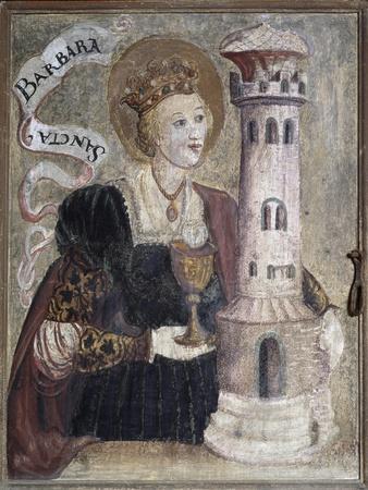 'Saint Barbara, Rodengo Castle, Trentino-Alto Adige, Italy' Giclee ...