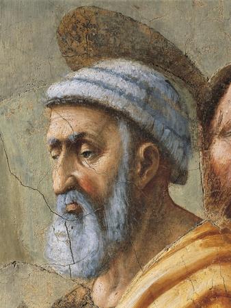 'Saint Peter's Face, Detail from the Distribution of Alms and the Death ...