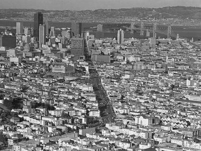 'San Francisco Aerial 1973' Photographic Print - Sal Veder | AllPosters.com