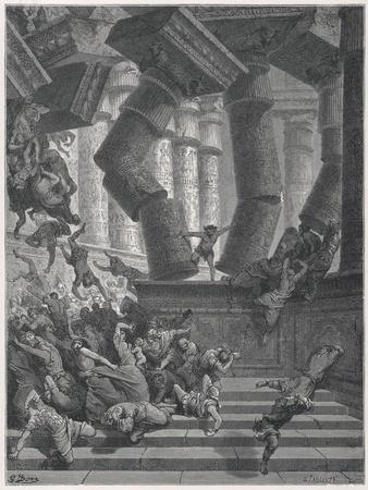 'Samson Destroys the Temple' Photographic Print | AllPosters.com