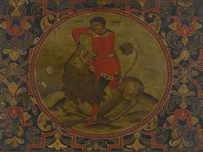 'Samson Fighting the Lion, Early 18th century' Giclee Print ...