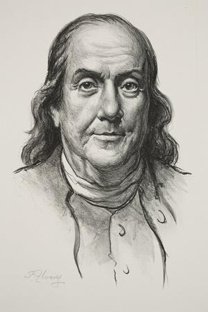 'Benjamin Franklin (Litho)' Giclee Print - Samuel Johnson Woolf ...