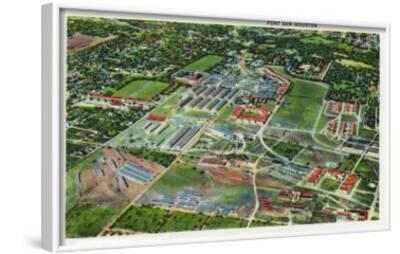 'San Antonio, Texas - Aerial View of the Fort Sam Houston, c.1944 ...