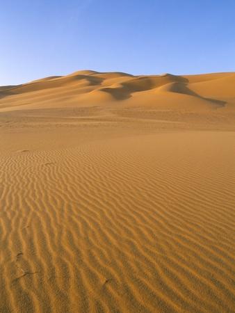'Sand Dunes, Erg Murzuq, Sahara Desert, Fezzan, Libya, North Africa ...