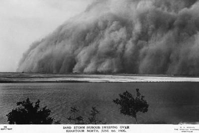 'Sand Storm or Hunoub in North Khartoum' Photographic Print ...