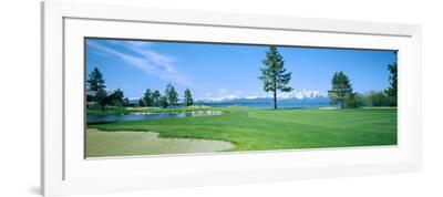 'Sand Trap in a Golf Course, Edgewood Tahoe Golf Course, Stateline ...