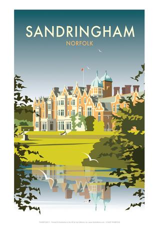 'Sandringham - Dave Thompson Contemporary Travel Print' Giclee Print ...