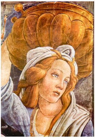 'Sandro Botticelli Sistine Chapel The Youth of Moses Detail 3 Art Print ...
