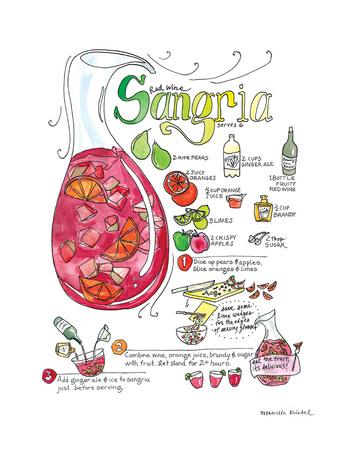 'Sangria' Poster - Marcella Kriebel | AllPosters.com