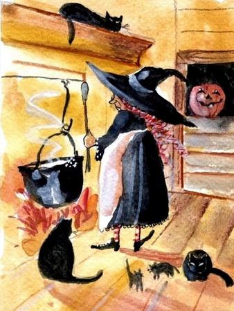 'Saturday Night Supper Witch' Posters - sylvia pimental | AllPosters.com