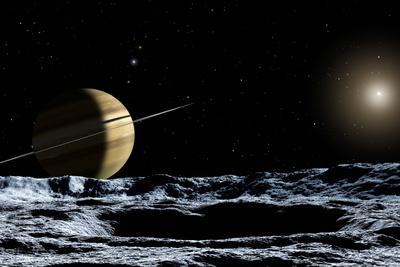 'Saturn From Rhea' Photographic Print - Chris Butler | AllPosters.com