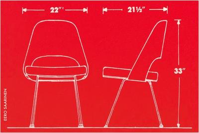 'Schematic Plan of Modern Chair' Print | AllPosters.com