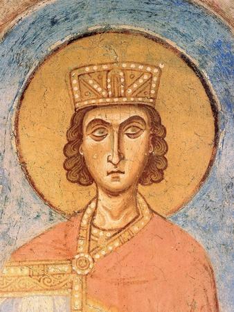 King Solomon - Ancient Russian Frescos - 12Th Century - Fresco - Saint ...