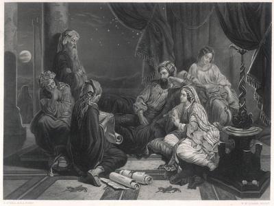 Scribes Read the Chronicles to Ahasuerus, King of Persia, as Mentioned ...