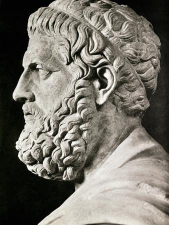 'Sculpture of Sophocles' Photographic Print | AllPosters.com