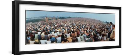 'Seated Crowd Listening to Musicians Perform at Woodstock Music ...