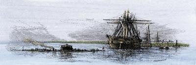 'Secession War (1861-1865): Arrival of the Union's Iron Hull Battleship ...