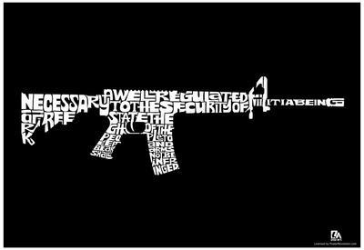 'Second Amendment Text Poster' Posters | AllPosters.com