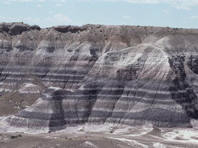 'Sedimentary Rocks, Clay, Colour Banded by Iron Oxides, Blue Mesa ...