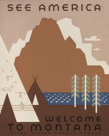 'See America - Mountains' Giclee Print - The Vintage Collection ...