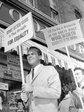 'Segregation Protest Belafonte' Photographic Print - J. Walter Green ...