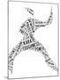 'Karate Pictogram On White Background' Posters - seiksoon | AllPosters.com