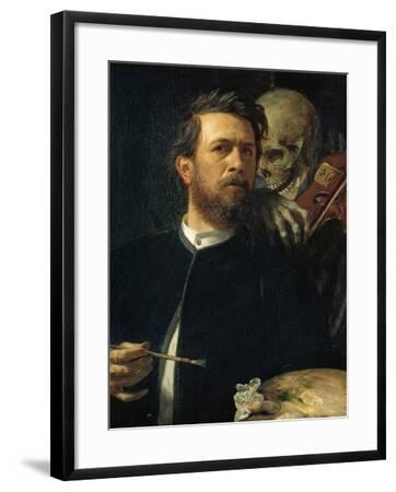 'Self-Portrait with Death Playing the Fiddle, 1872' Giclee Print ...