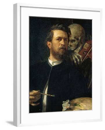 'Self-Portrait with Death Playing the Fiddle, 1872' Giclee Print ...
