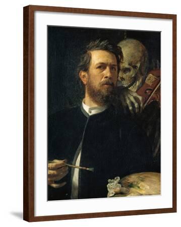 'Self-Portrait with Death Playing the Fiddle, 1872' Giclee Print ...