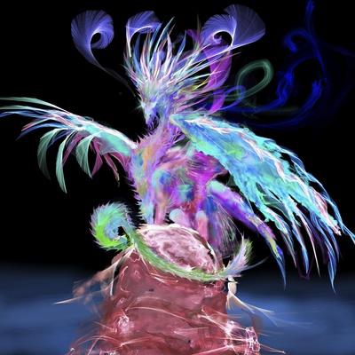 'Seraphim Dragon' Giclee Print - Stephanie Analah | AllPosters.com