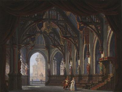 Set design for Opera Tannhäuser by Richard Wagner Giclee Print ...