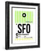 'SFO San Francisco Luggage Tag 3' Prints - NaxArt | AllPosters.com