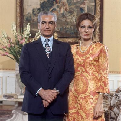 'Shah of Iran Mohammad Reza Pahlavi and Wife Farah, 2500th Anniversary ...