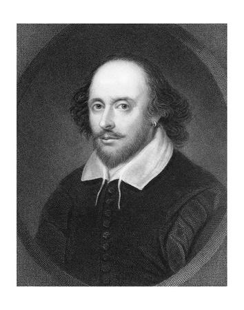 'Shakespeare Portrait Engraving' Premium Giclee Print | AllPosters.com