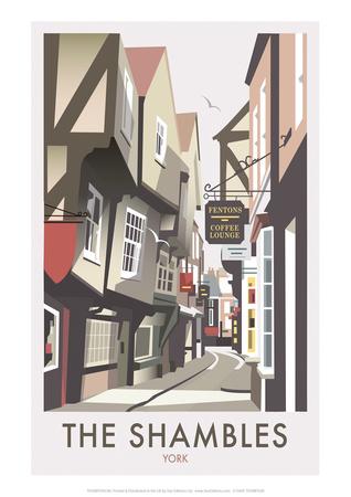 'Shambles - Dave Thompson Contemporary Travel Print' Giclee Print ...
