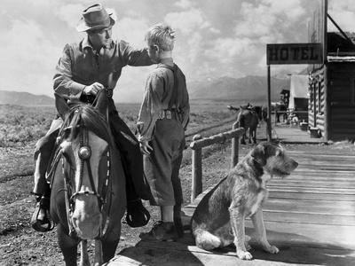 'Shane, Alan Ladd, Brandon De Wilde, 1953' Photo | AllPosters.com