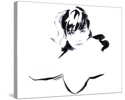 'Blue Eyes' Stretched Canvas Print - Sharon Pinsker | AllPosters.com
