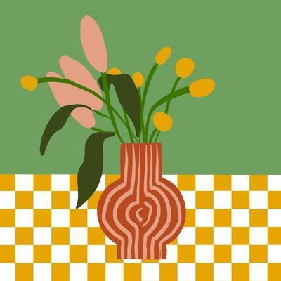 'Vase with Flowers' Giclee Print - Sharyn Bursic | AllPosters.com