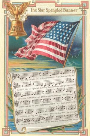 'Sheet Music for the Star-Spangled Banner' Poster | AllPosters.com
