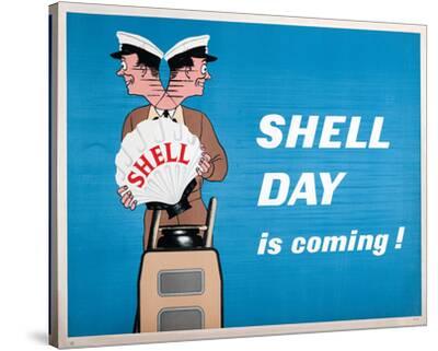 'Shell Day is Coming' Stretched Canvas Print | AllPosters.com
