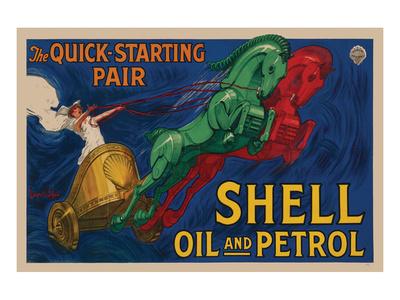 'Shell Oil and Petrol' Premium Giclee Print | AllPosters.com