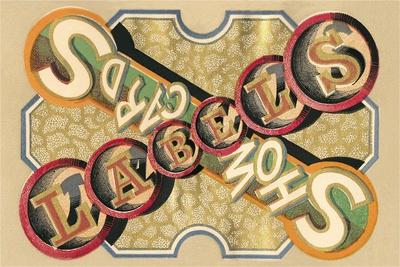 'Showcard Labels' Giclee Print - Found Image Press | AllPosters.com